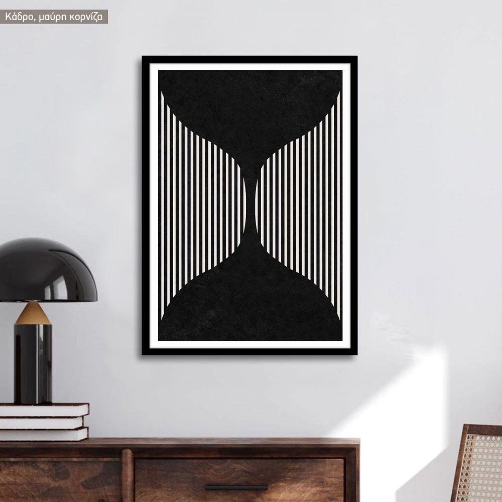Abstract hourglass, Poster
