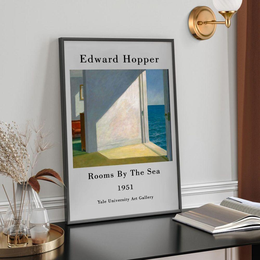 Exhibition Poster Rooms by the sea, Hopper E