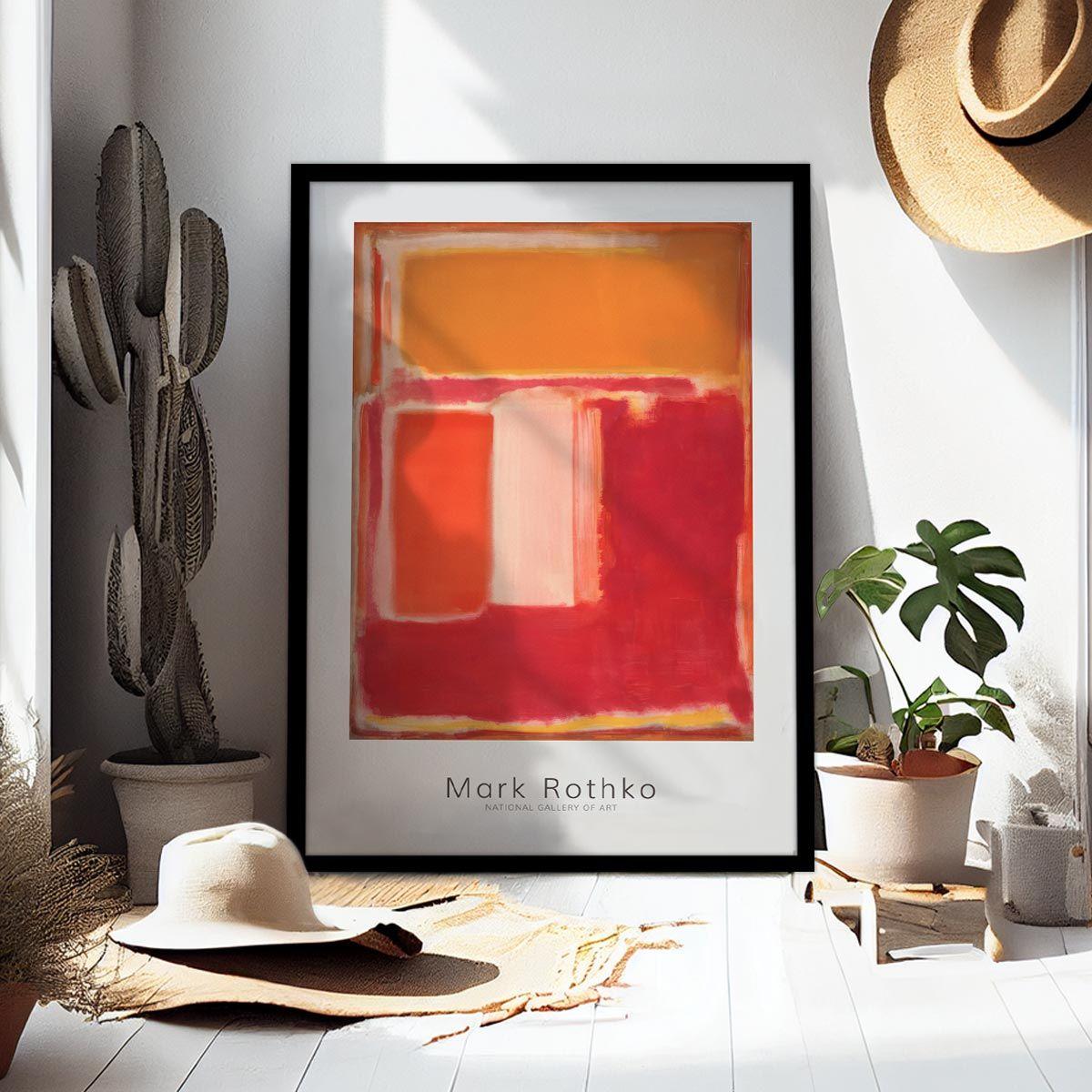 Rothko Exhibition Poster, National gallery of art I, Poster