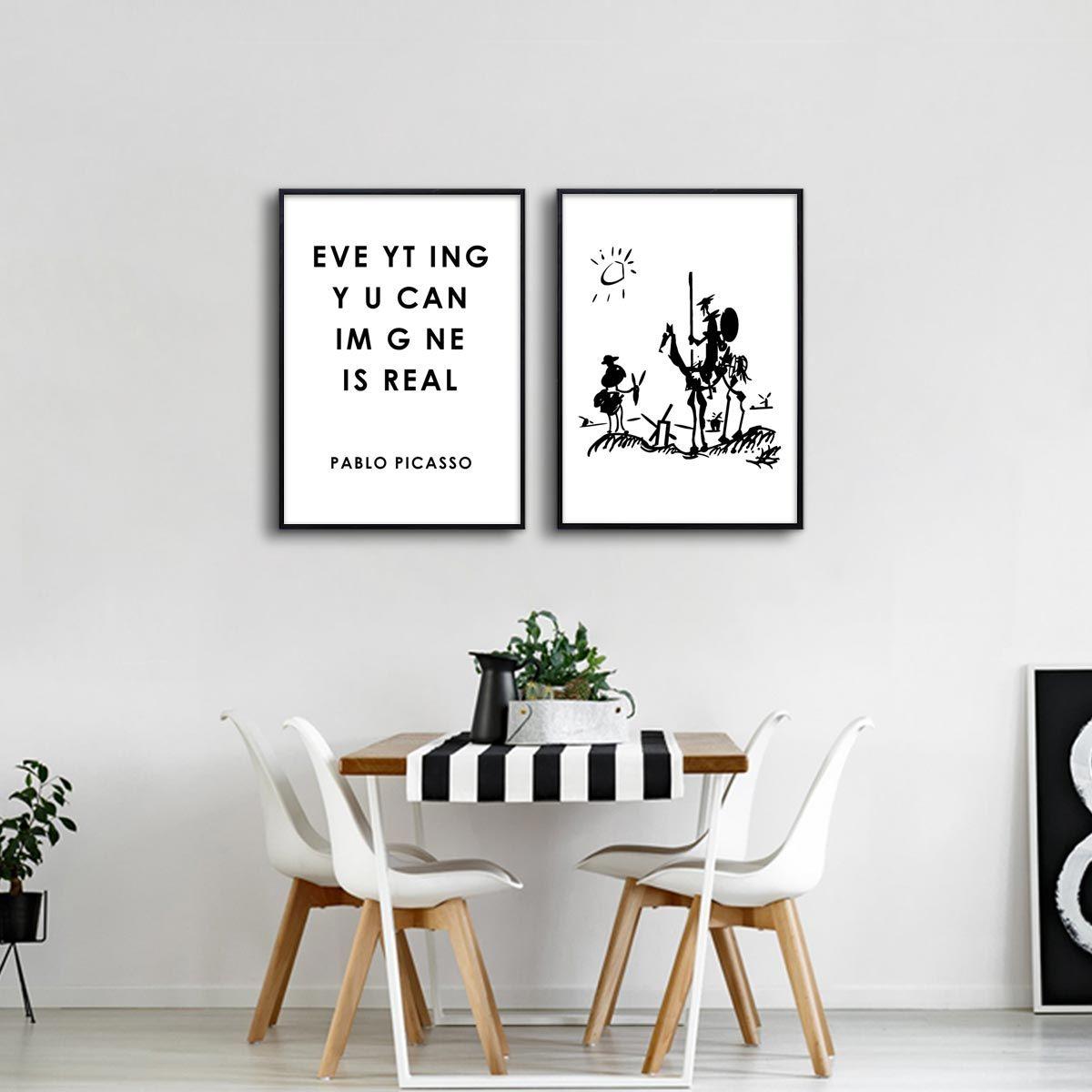 Everything you can imagine is real, Picasso, poster