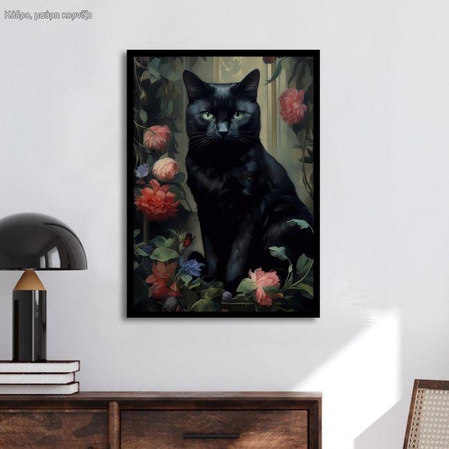 Black cat, poster