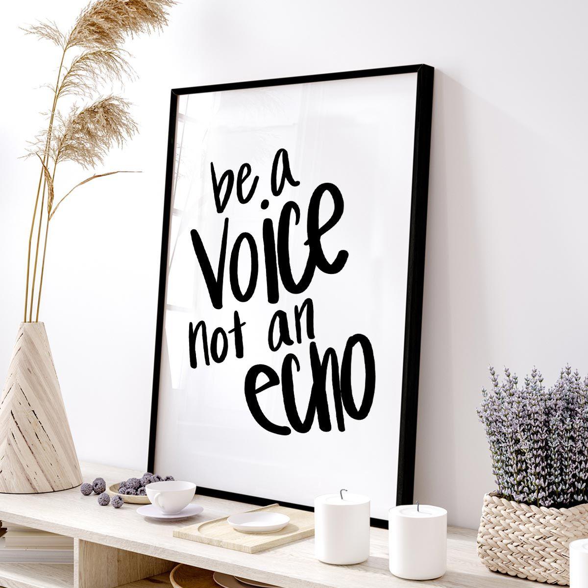 Be a voice, poster