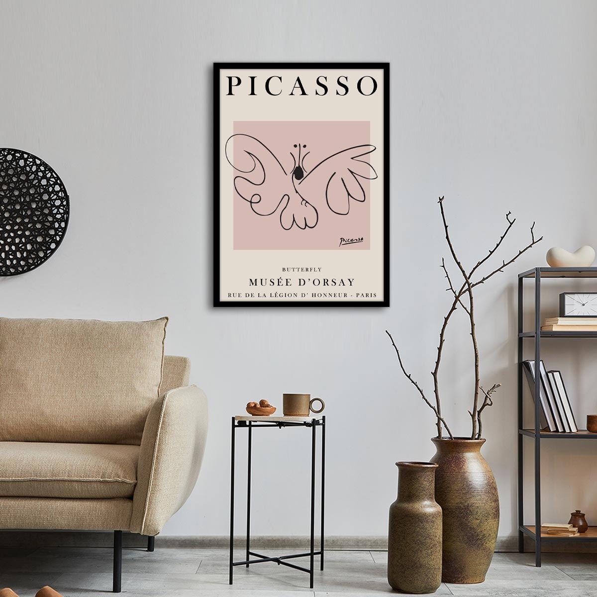 Exhibition poster, Butterfly Picasso