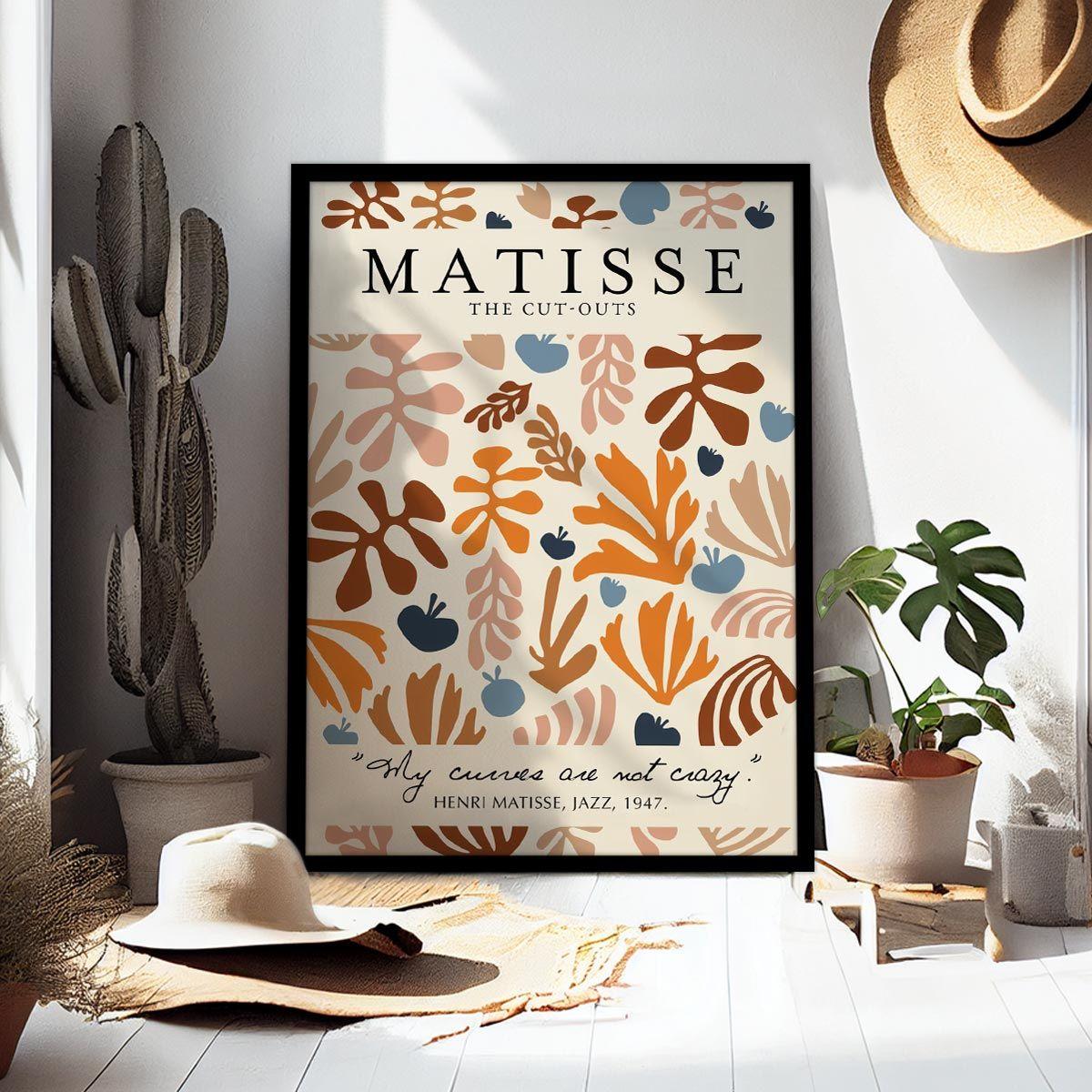 Exhibition Poster Matisse, My curves are not crazy, Poster