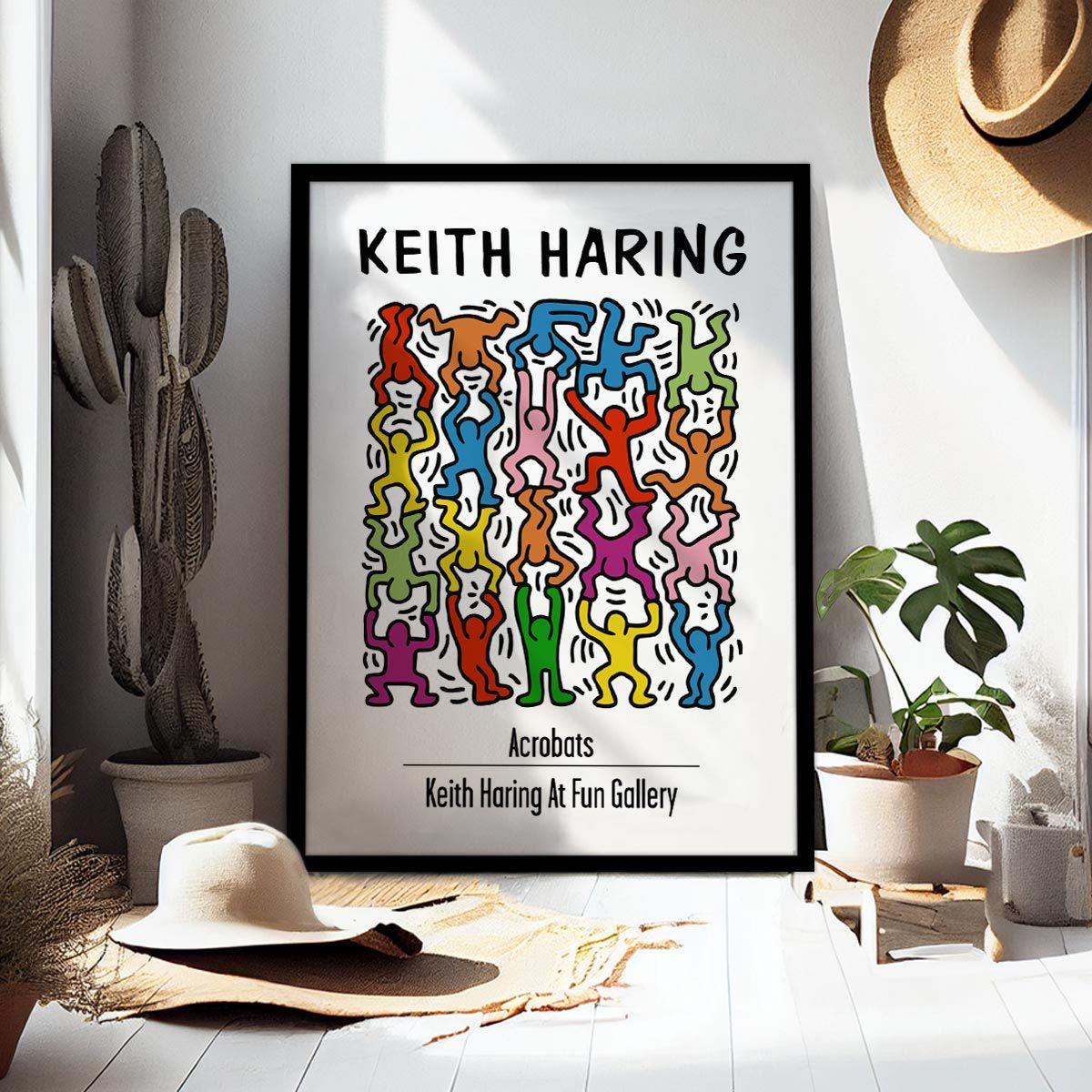 Exhibition Poster Keith Haring At Fun Gallery