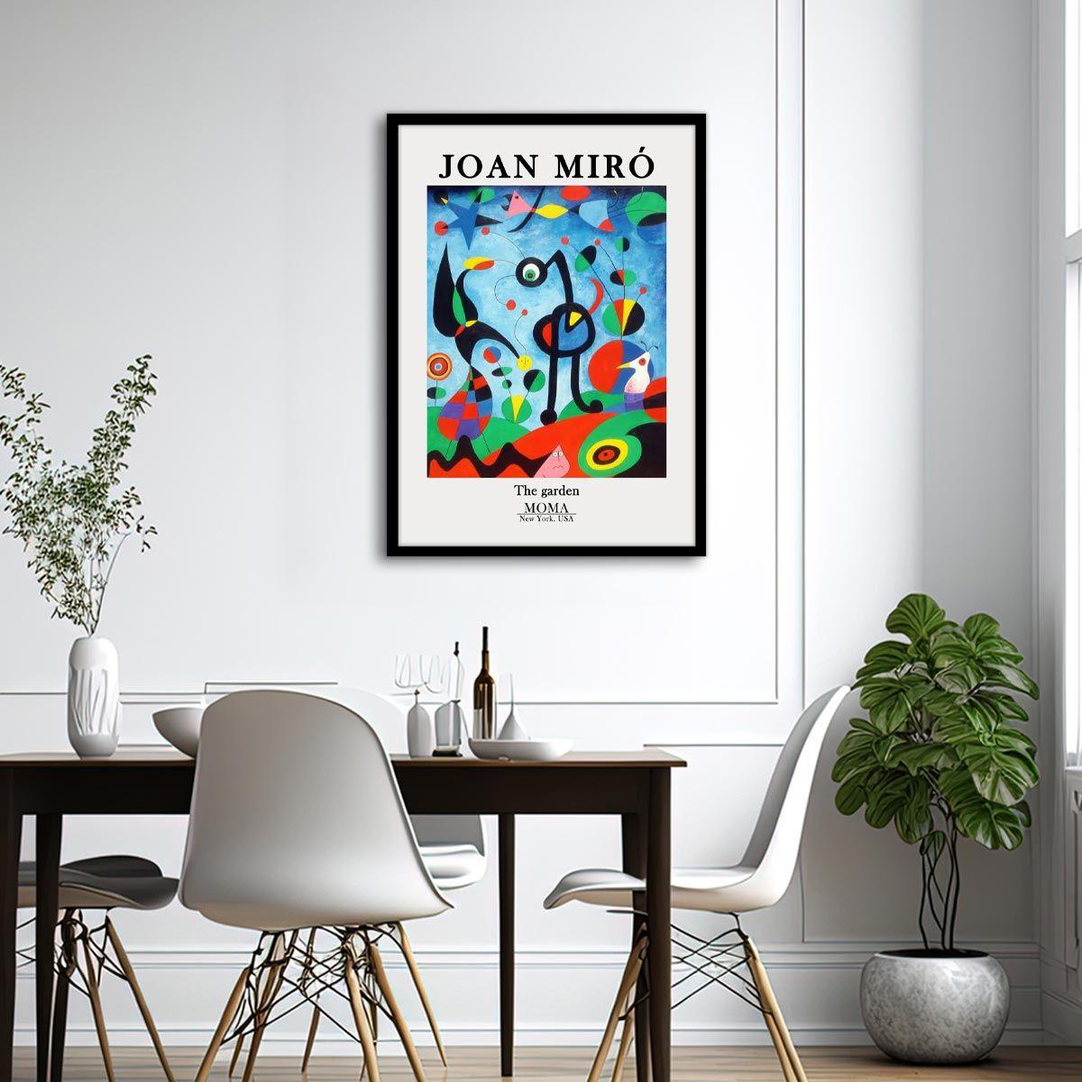 MoMA, The garden, Miro J, Poster