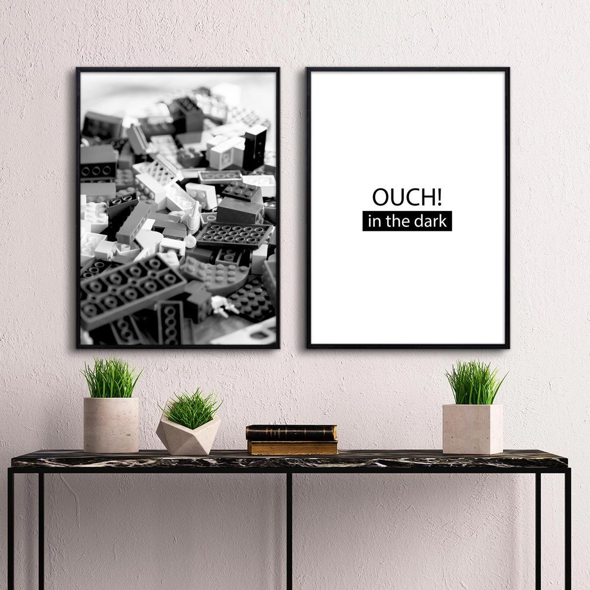 Poster Ouch, diptych