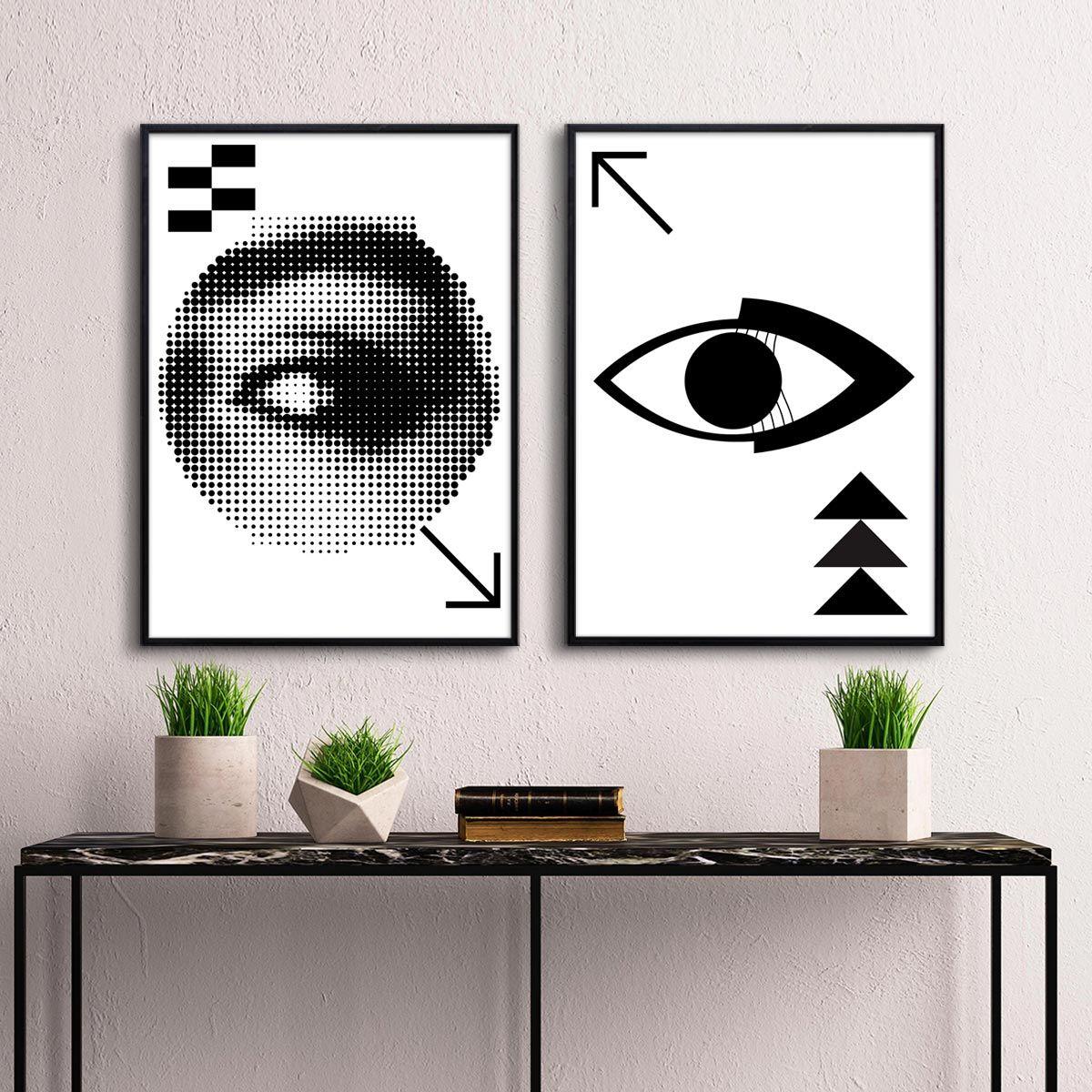 Poster Vision, diptych