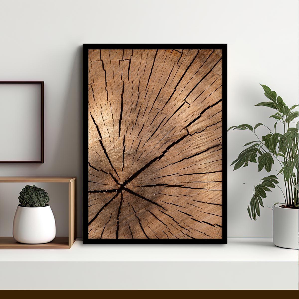 Log close up, poster