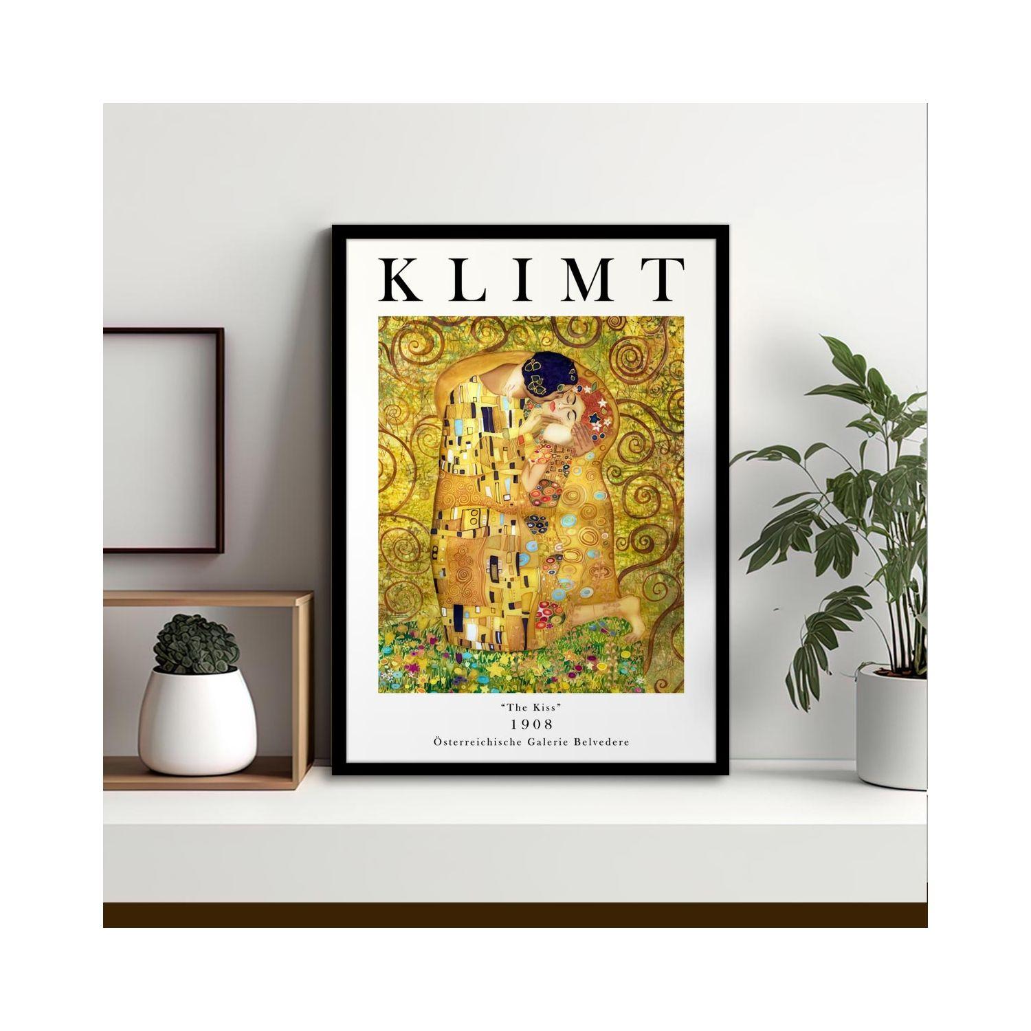Exhibition Poster The kiss 1908, Klimt G, Poster