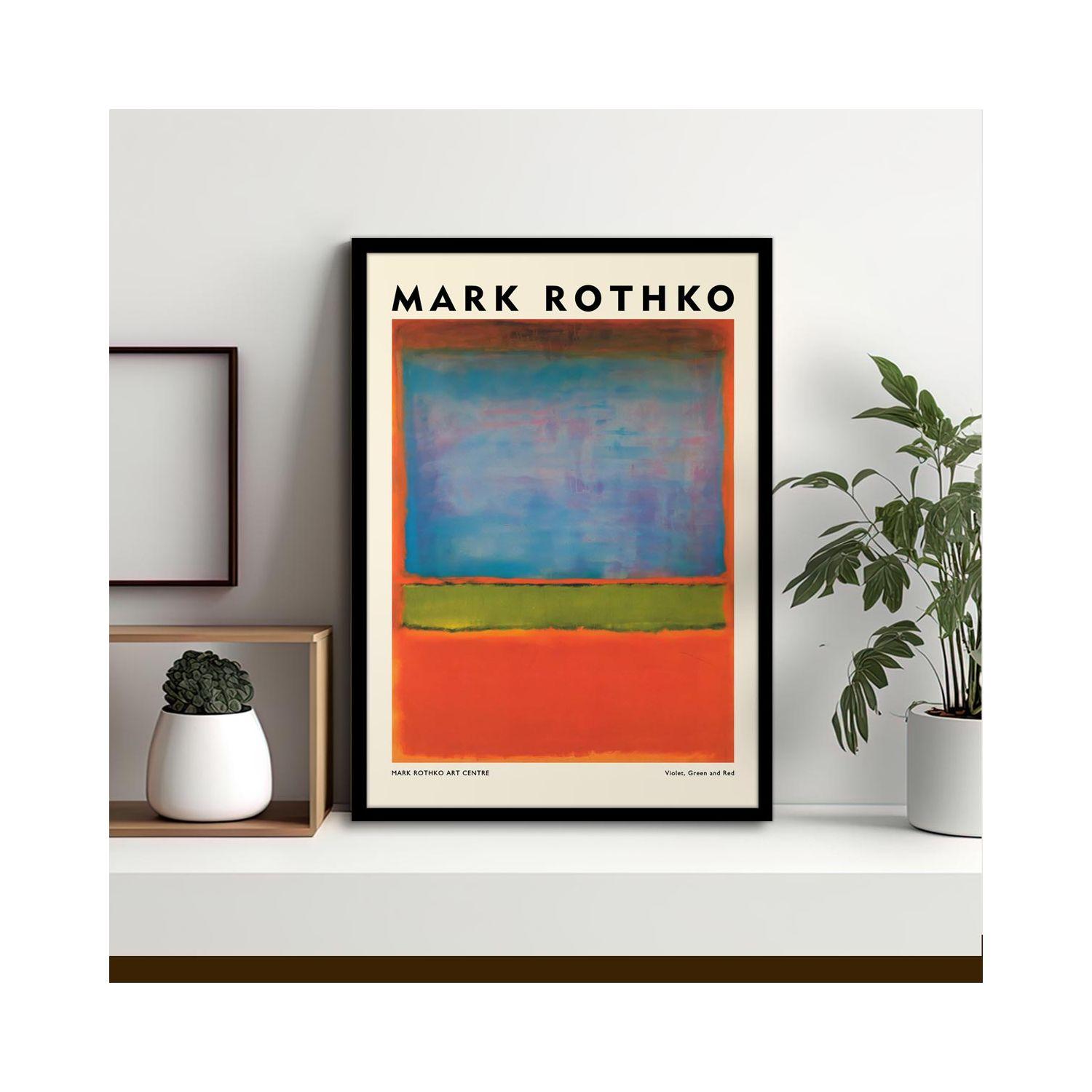 Exhibition Poster Rothko, No. 6, Art Centre