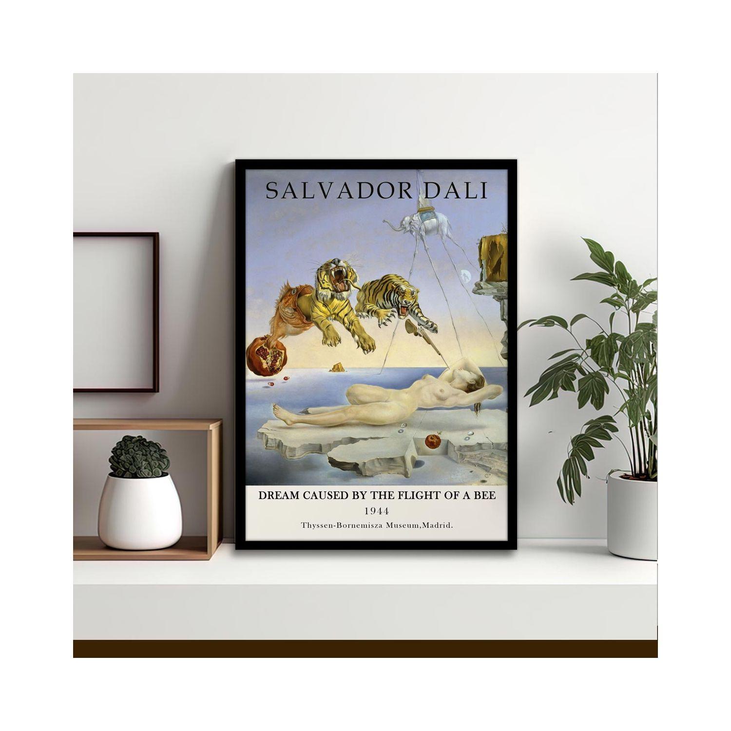 Αφίσα Έκθεσης, Dream caused by the flight of a bee, Dali S, αφίσα, κάδρο