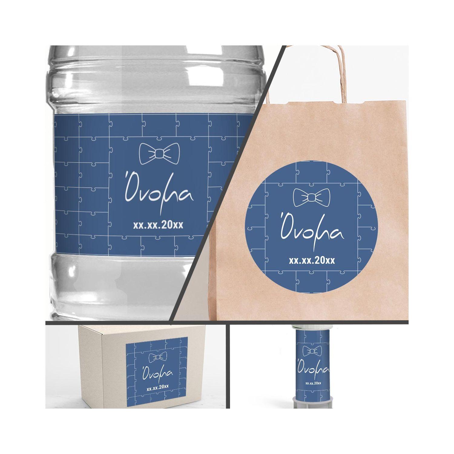 Sticker label Puzzle,