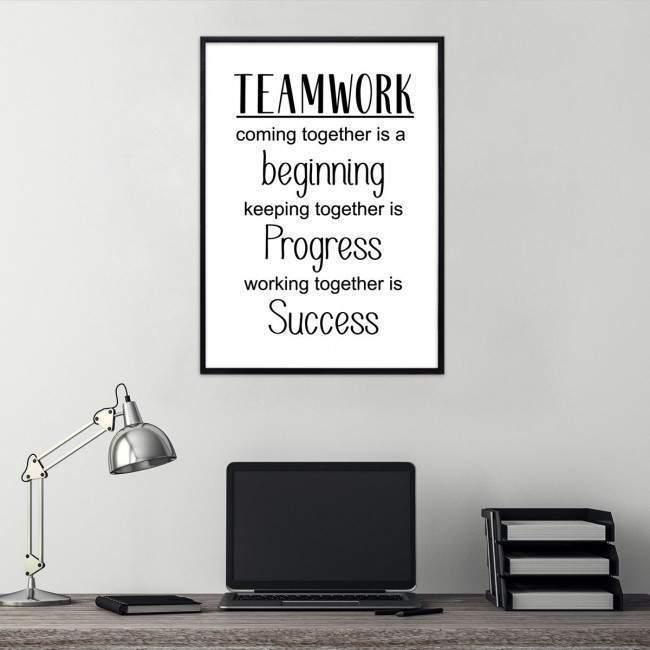 Poster Teamwork quote