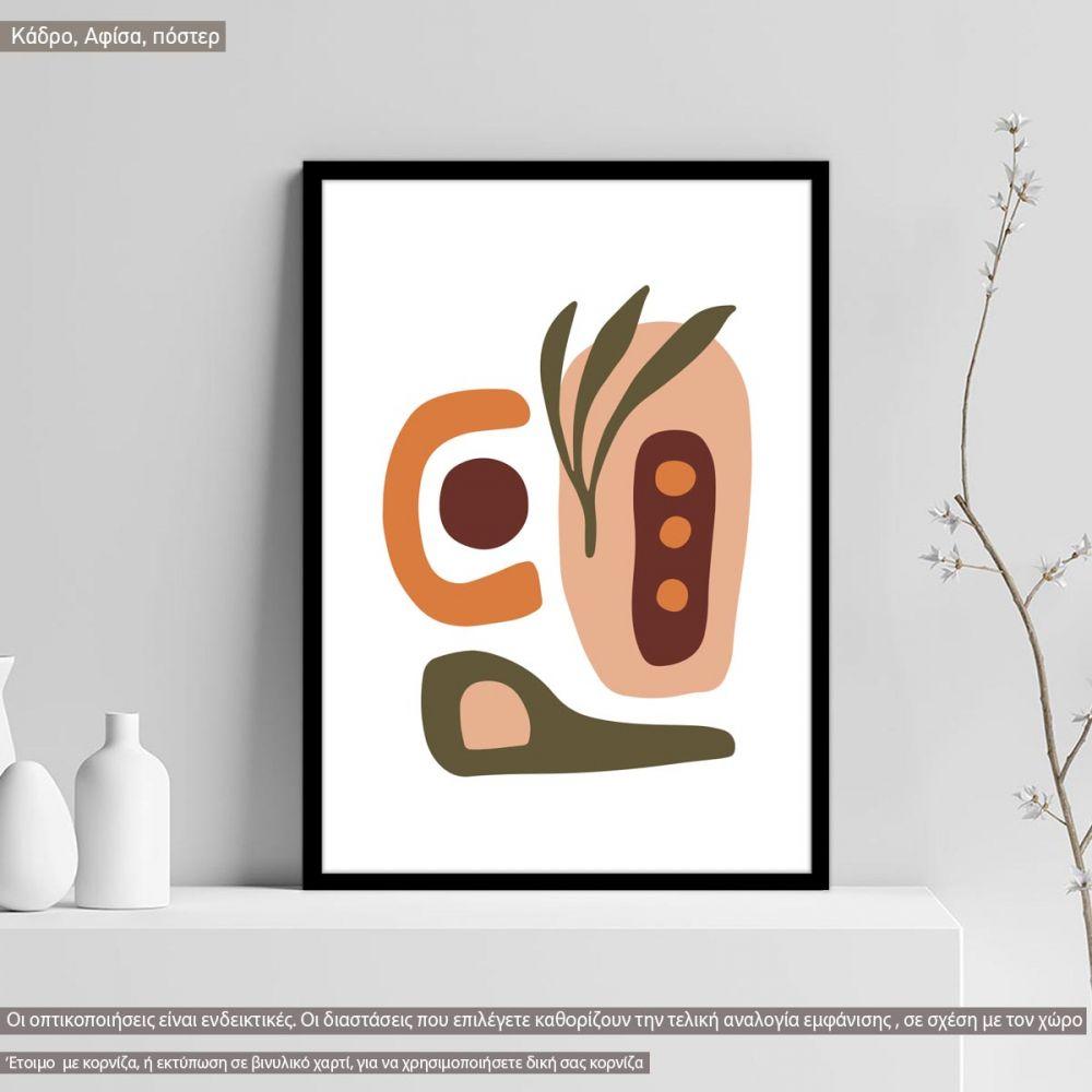 Natura modern abstract I, Poster