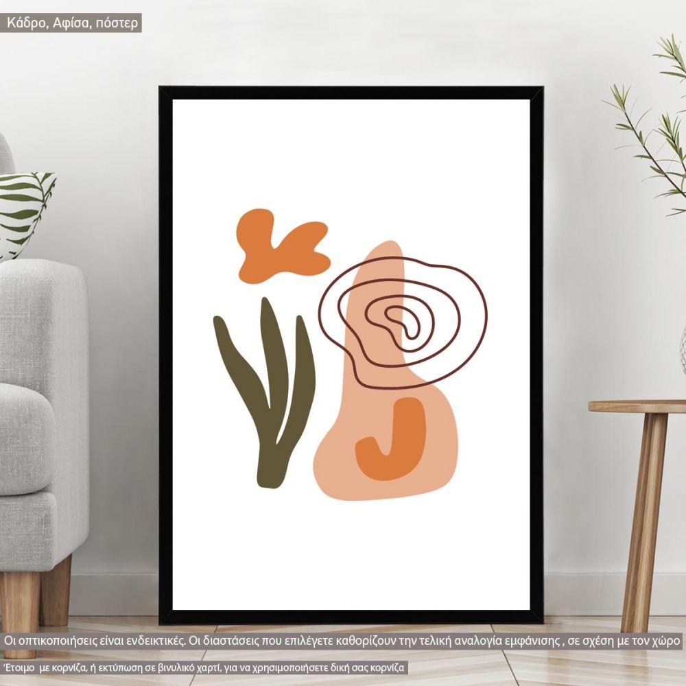 Natura modern abstract XX, Poster