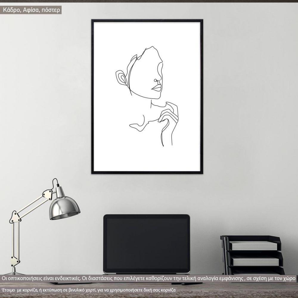 Sily female portraits II, poster