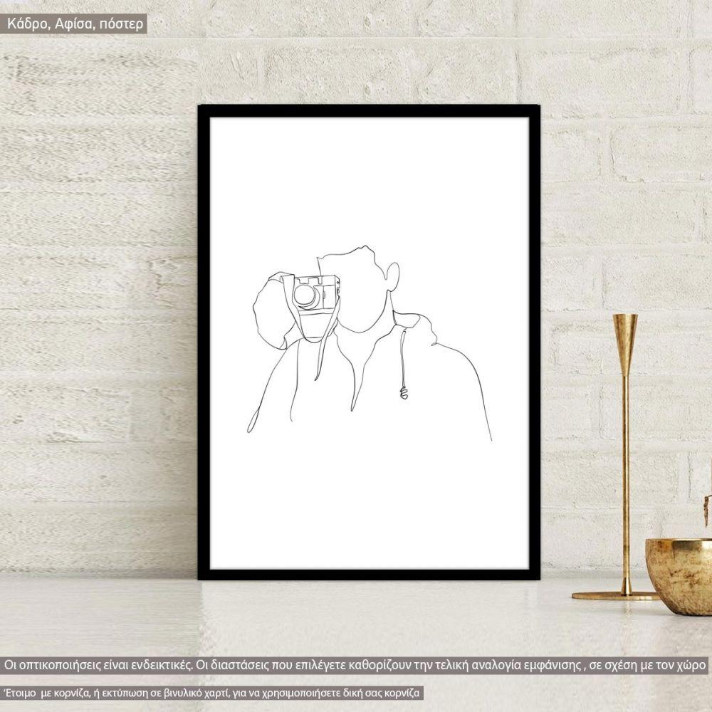 Man figure and lifestyle XII, poster