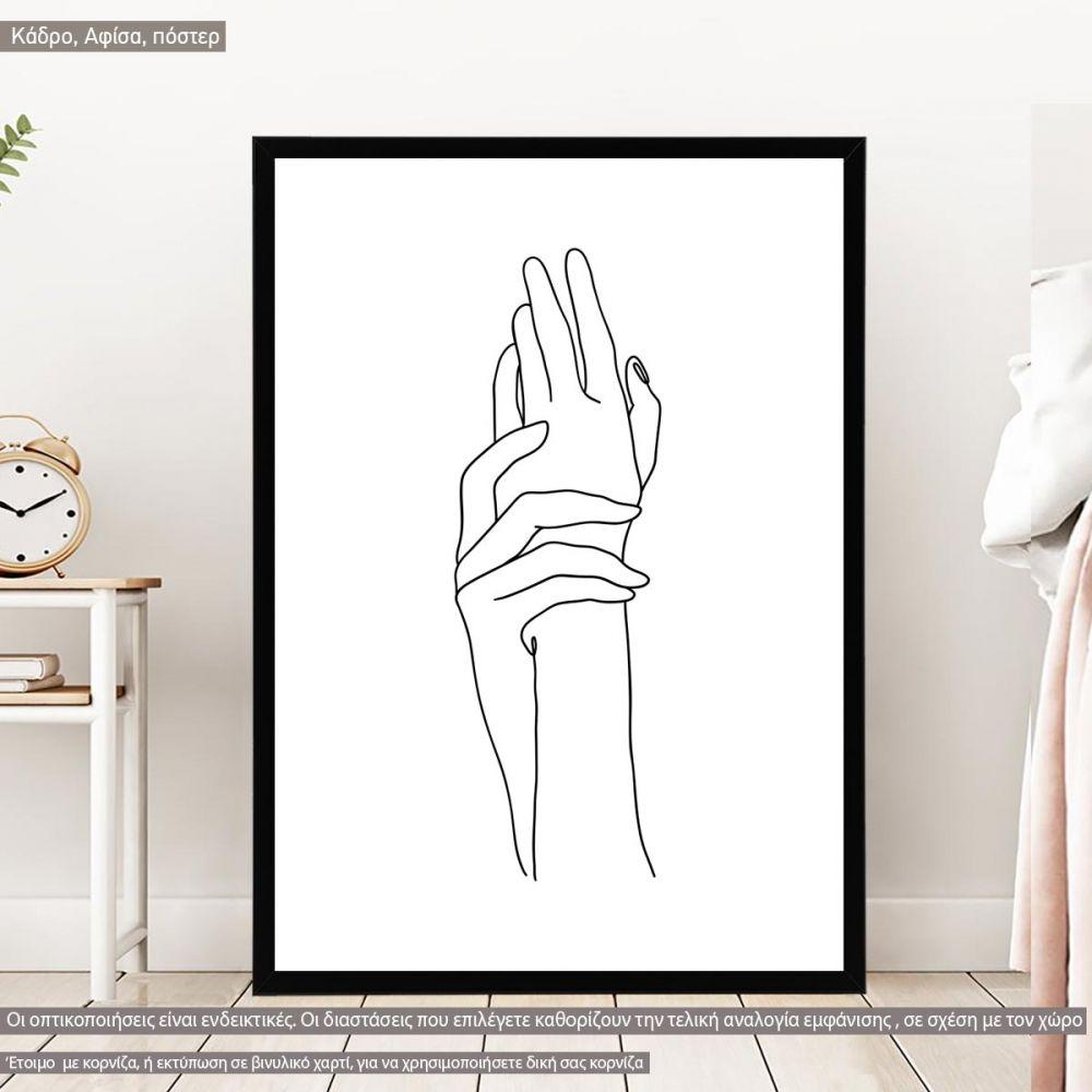 Hand figures collection V, poster