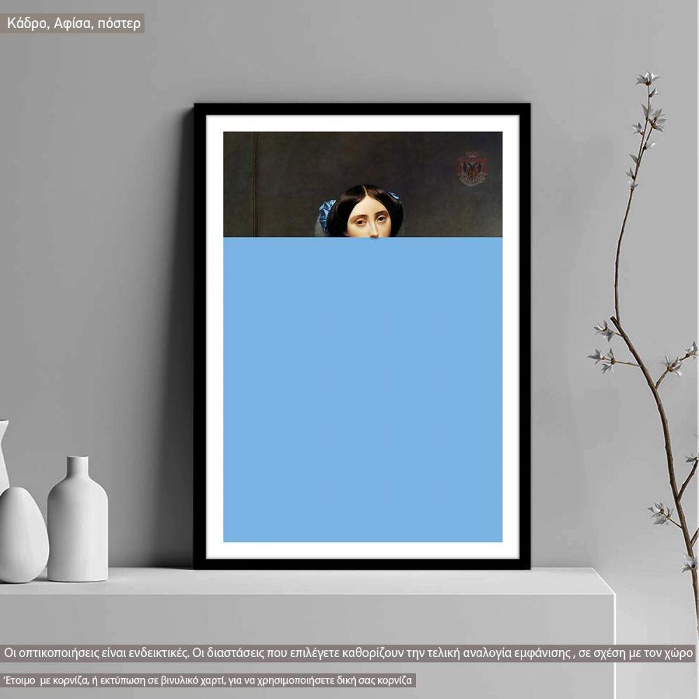 Princesse de Broglie I, reart (original Ingres) Poster