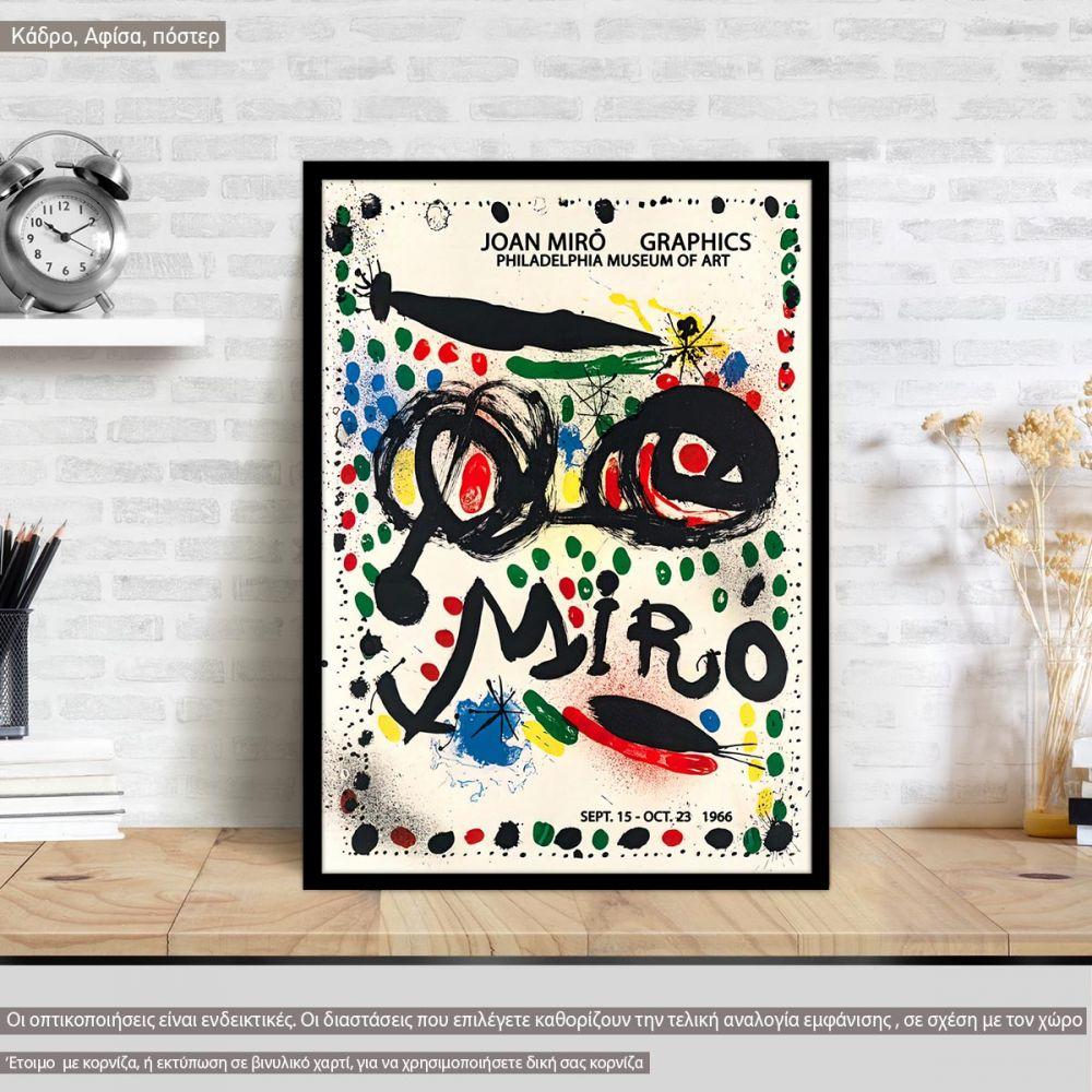 Exhibition Poster Graphics, Miro J.