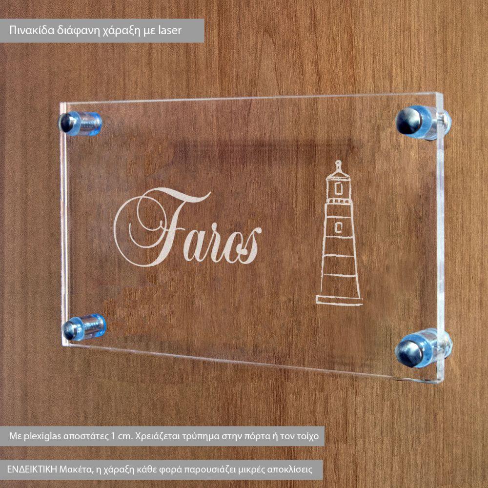 Sign plexiglass