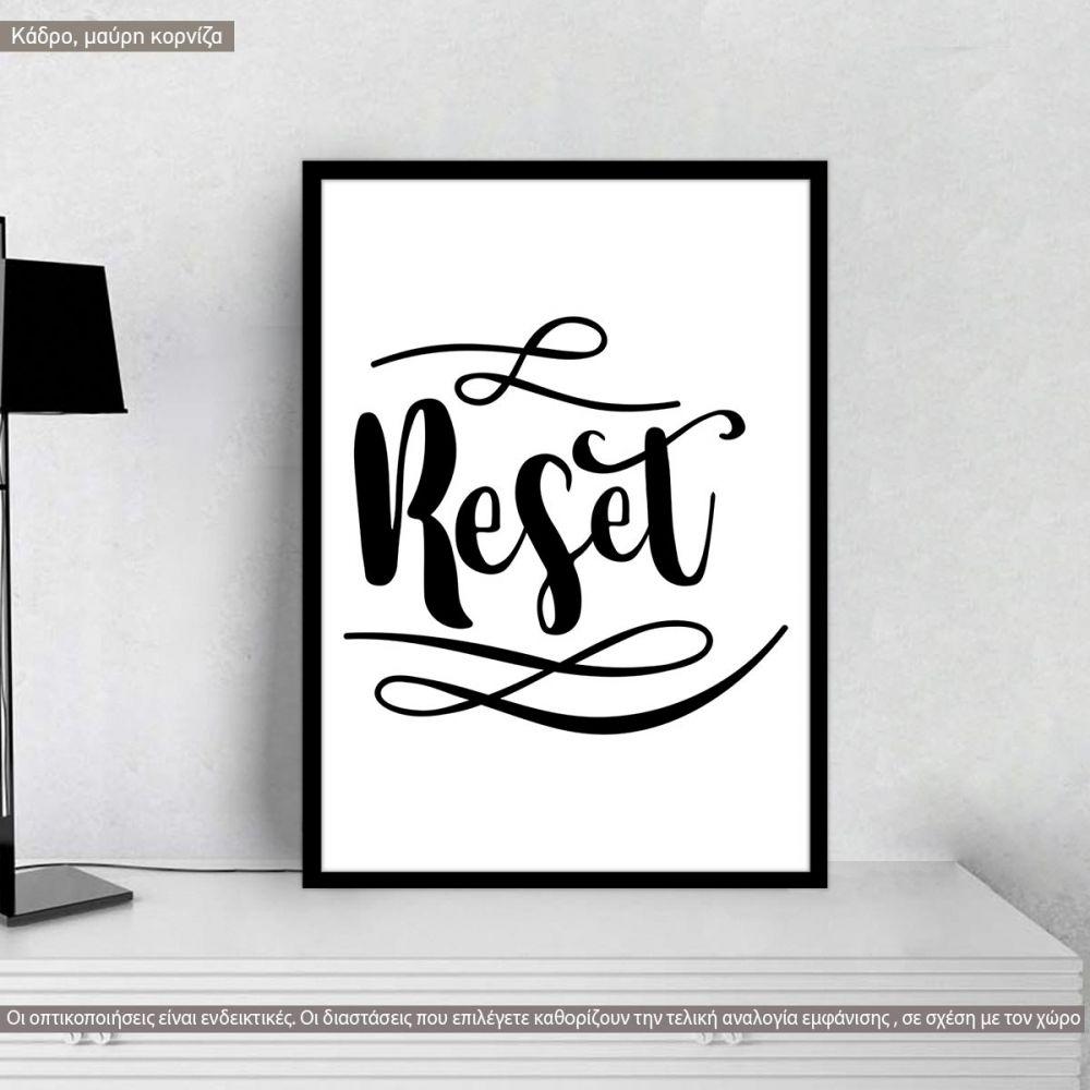 Poster Reset