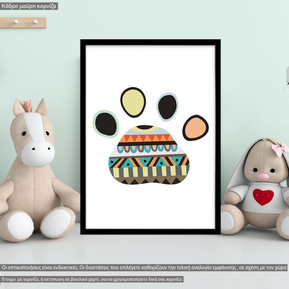 Tribal footprint I, poster
