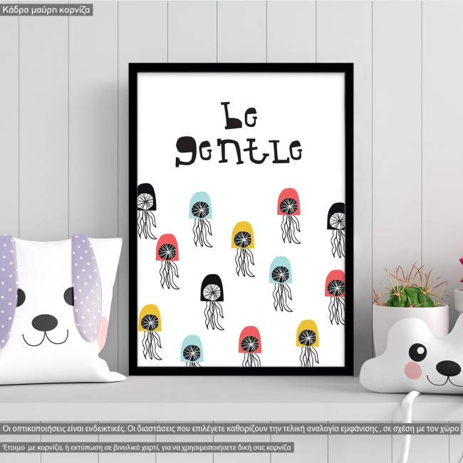 Be gentle, poster
