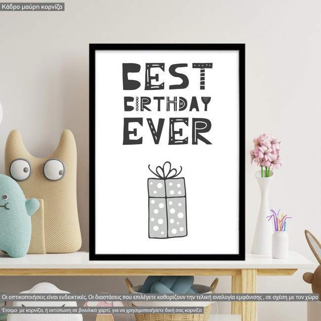 Best birthday ever, poster