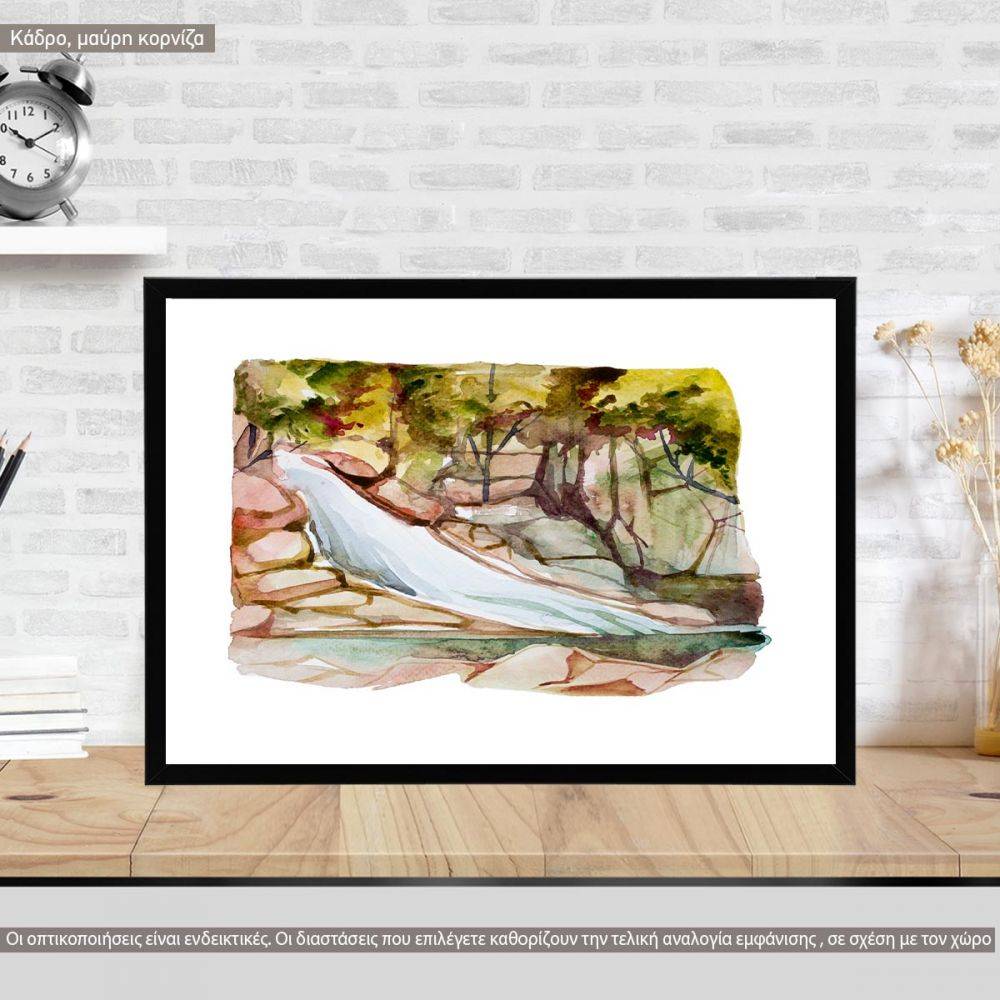 Waterfall III, poster