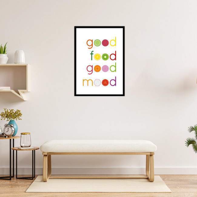 Good food good mood, poster