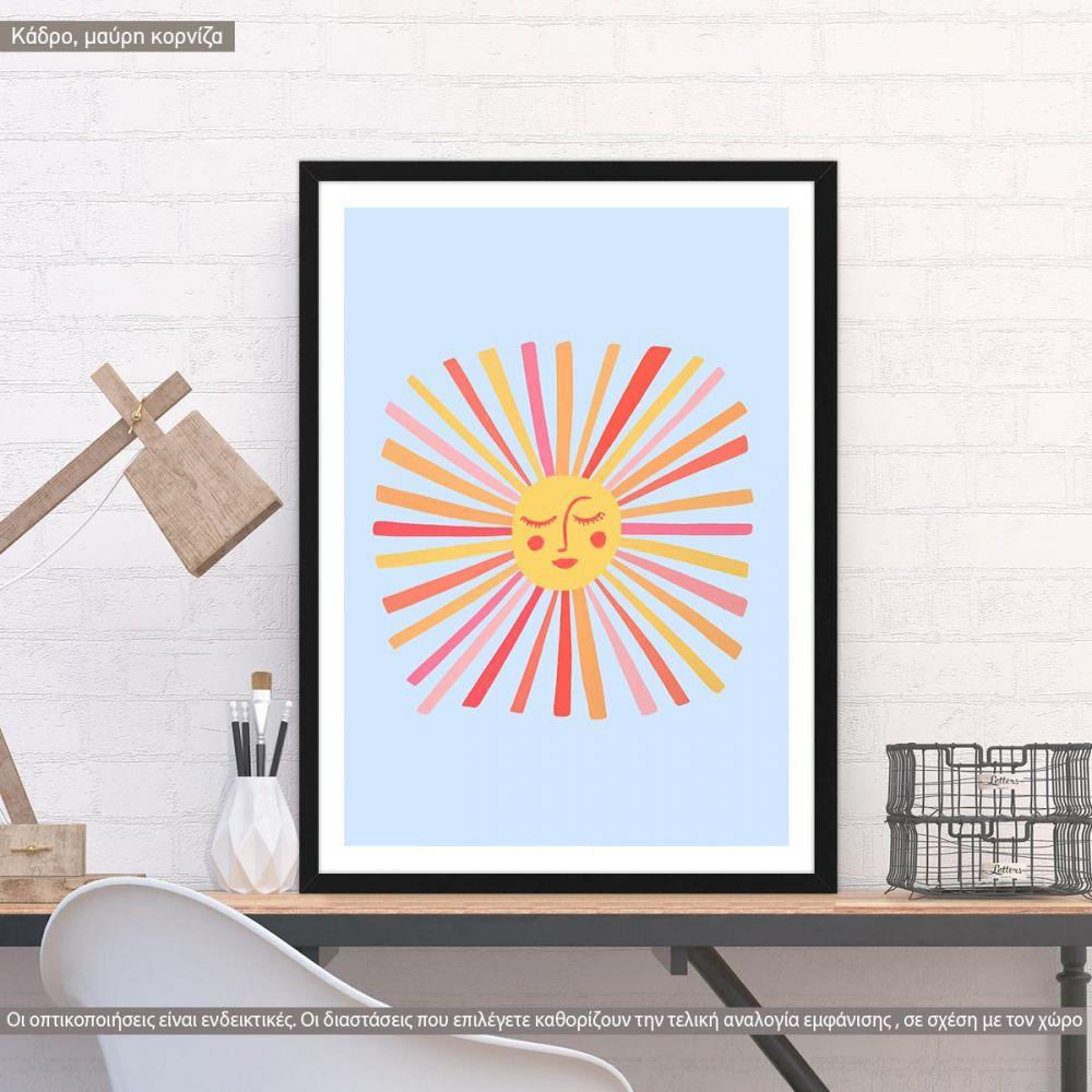 Pink sunshine, poster