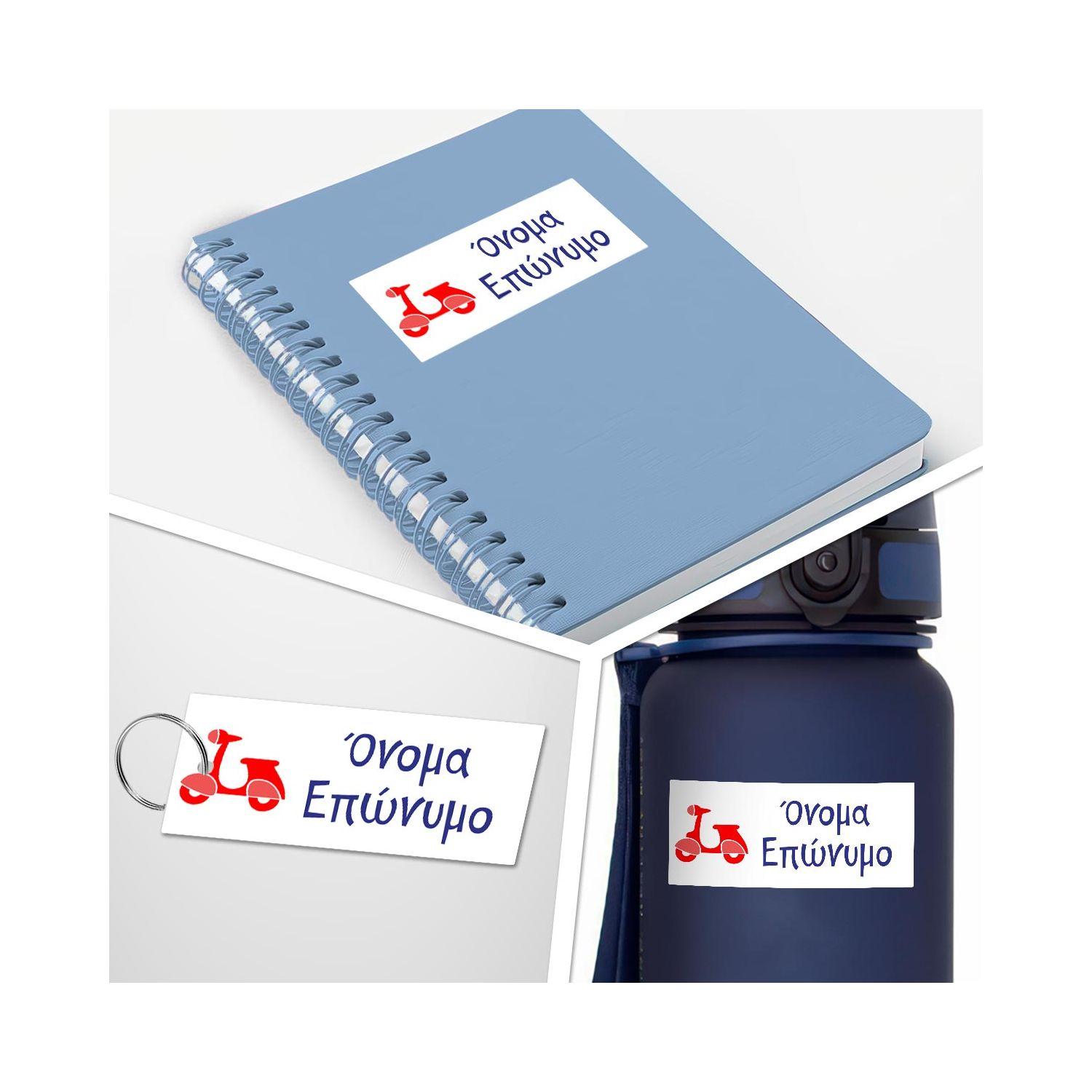 Stickers labels Vespa