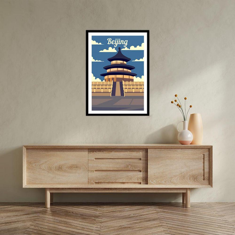 Travel destination, Beijing, poster