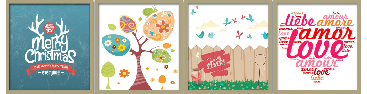 Stickers for store showcases